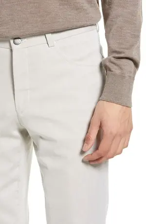 JACK VICTOR Sage Five-pocket Pants - Tan