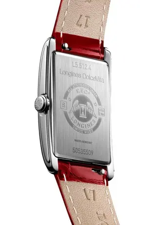 LONGINES Dolcevita Ii Leather Strap Watch