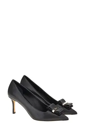 FERRAGAMO Winnie Bow Pointed Toe Pump
