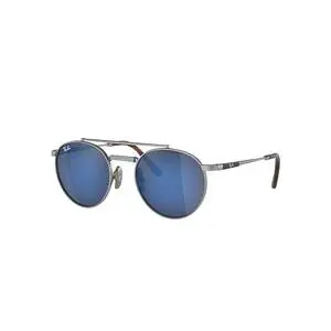 Ray-ban Round Ii Titanium Sunglasses
