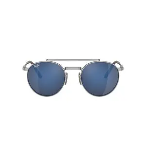 Ray-ban Round Ii Titanium Sunglasses
