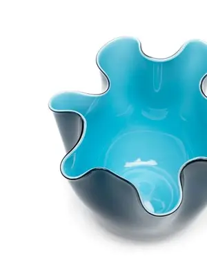 VENINI Opalino Two-tone Porcelain Vase