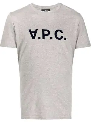 A.p.c. Logo-print T-shirt - Grey