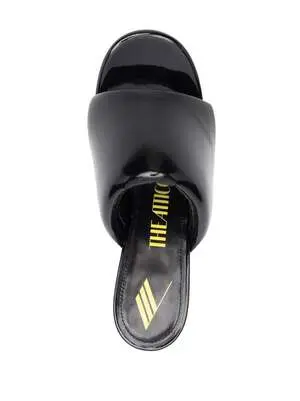 Attico Rem 115mm Sandals - Black