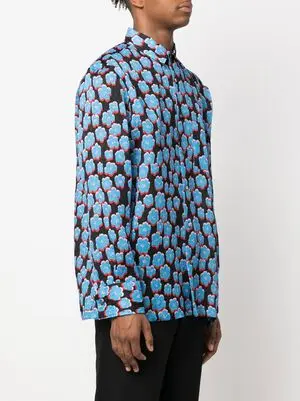 LANVIN Floral-print Cotton Shirt