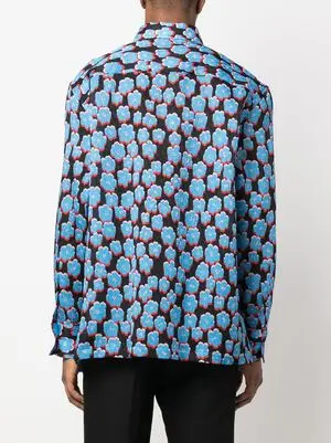 LANVIN Floral-print Cotton Shirt