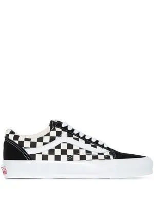VANS Ua Og Old Skool Checkerboard Sneakers - Black