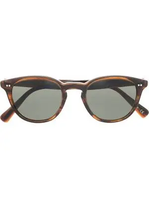 Oliver Spencer Tortoiseshell-frame Sunglasses - Brown