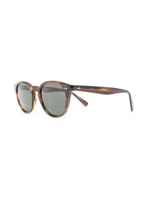 Oliver Spencer Tortoiseshell-frame Sunglasses - Brown