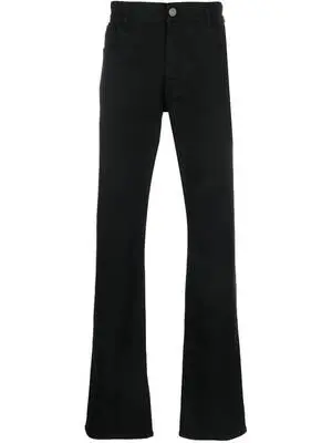BILLIONAIRE Mid-rise Straight-leg Jeans - Black