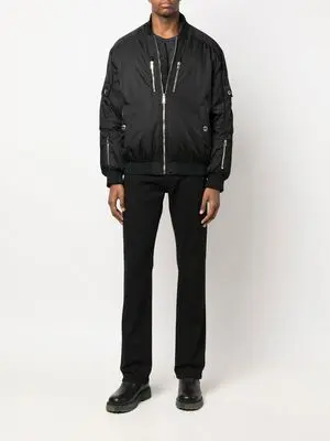 BILLIONAIRE Mid-rise Straight-leg Jeans - Black