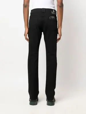 BILLIONAIRE Mid-rise Straight-leg Jeans - Black