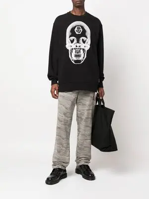 Philipp Plein Skull Print Sweatshirt