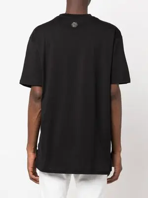 Philipp Plein Logo-print Cotton T-shirt - Black