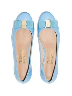 FERRAGAMO Varina Ballerina Shoes - Blue
