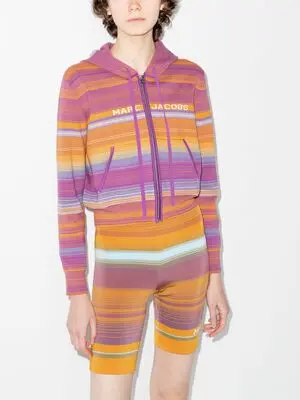 Marc Jacobs Cropped Zip Hoodie