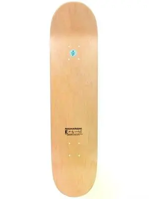 MAHARISHI Logo-print Detail Skateboard - Brown