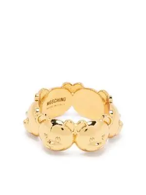 Moschino Teddy Bear Motif Ring