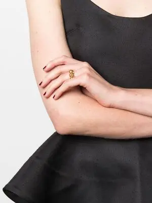Moschino Teddy Bear Motif Ring
