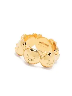Moschino Teddy Bear Motif Ring