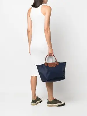 Longchamp Le Pliage Medium Tote Bag - Blue