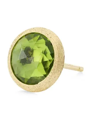 Marco Bicego Jaipur Color 18k Yellow Gold & Stud Earrings - Peridot
