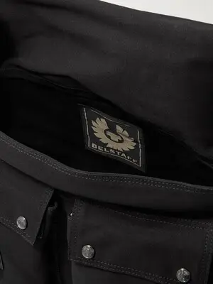Belstaff Colonial Leather-trimmed Canvas Weekend Bag