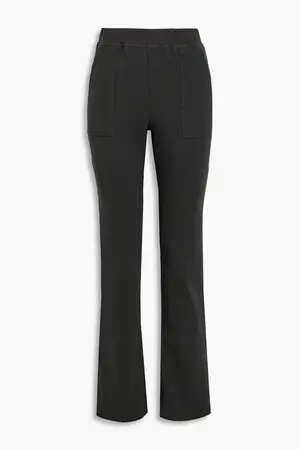 Simkhai French Cottonblend Terry Bootcut Pants - Black