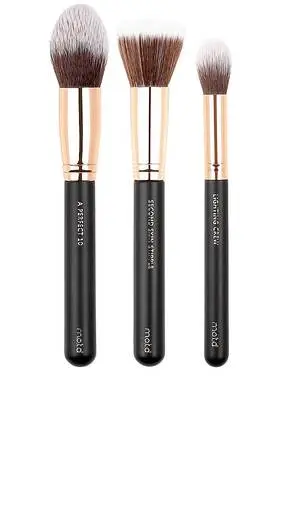 M.O.T.D. COSMETICS No Makeup Makeup Brush Set In Black - N,a