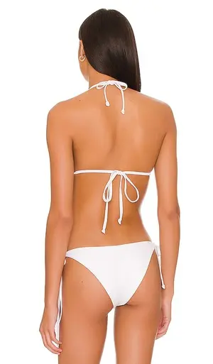 Superdown Pamela Bikini Top Triangle, Halterneck