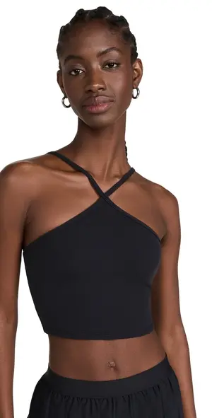 Alo Yoga Goddess Ribbed Crop Top