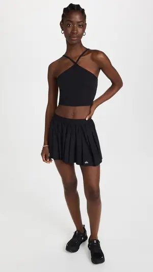Alo Yoga Goddess Ribbed Crop Top