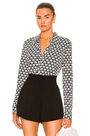 NILI LOTAN Celestine Top In Black