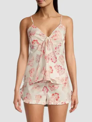 THE LAZY POET Rosie Heart To Heart 2-piece Pajama Set