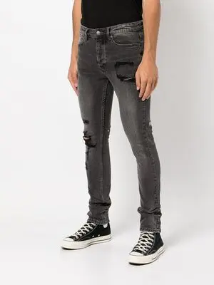 Ksubi Skinny Jeans With Distressed Details