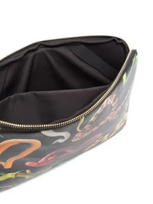 SELETTI Snake-print Laptop Case - Black