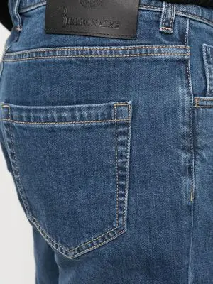 BILLIONAIRE Logo-waist Straight-leg Jeans