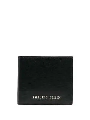 Philipp Plein French Leather Wallet - Black