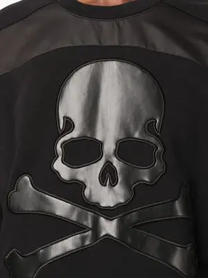 Philipp Plein Panelled Skull Sweatshirt