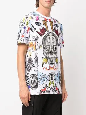 Philipp Plein Graphic-print Short-sleeved T-shirt - White