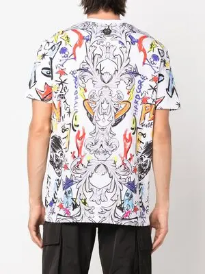 Philipp Plein Graphic-print Short-sleeved T-shirt - White