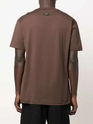Philipp Plein Round Neck T-shirt - Brown