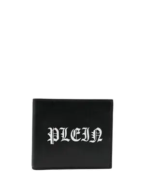 Philipp Plein French Leather Wallet - Black