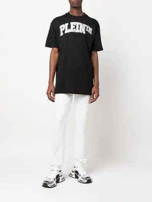 Philipp Plein Stones Logo-print T-shirt - Black
