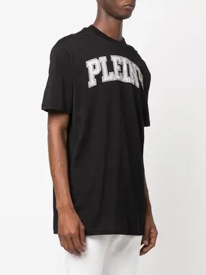 Philipp Plein Stones Logo-print T-shirt - Black