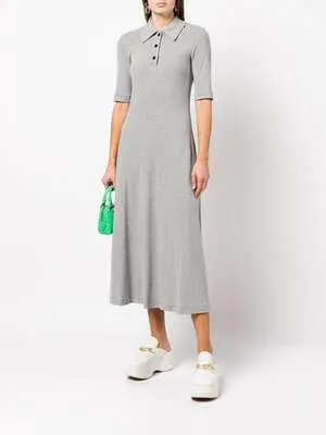 Rosetta Getty Polo Shirt Midi Dress