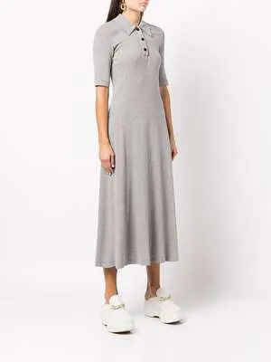 Rosetta Getty Polo Shirt Midi Dress