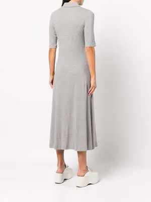 Rosetta Getty Polo Shirt Midi Dress