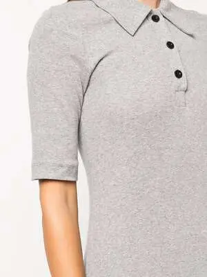Rosetta Getty Polo Shirt Midi Dress