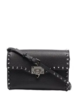 Valentino Garavani Small Rockstud Cross Body Bag - Black